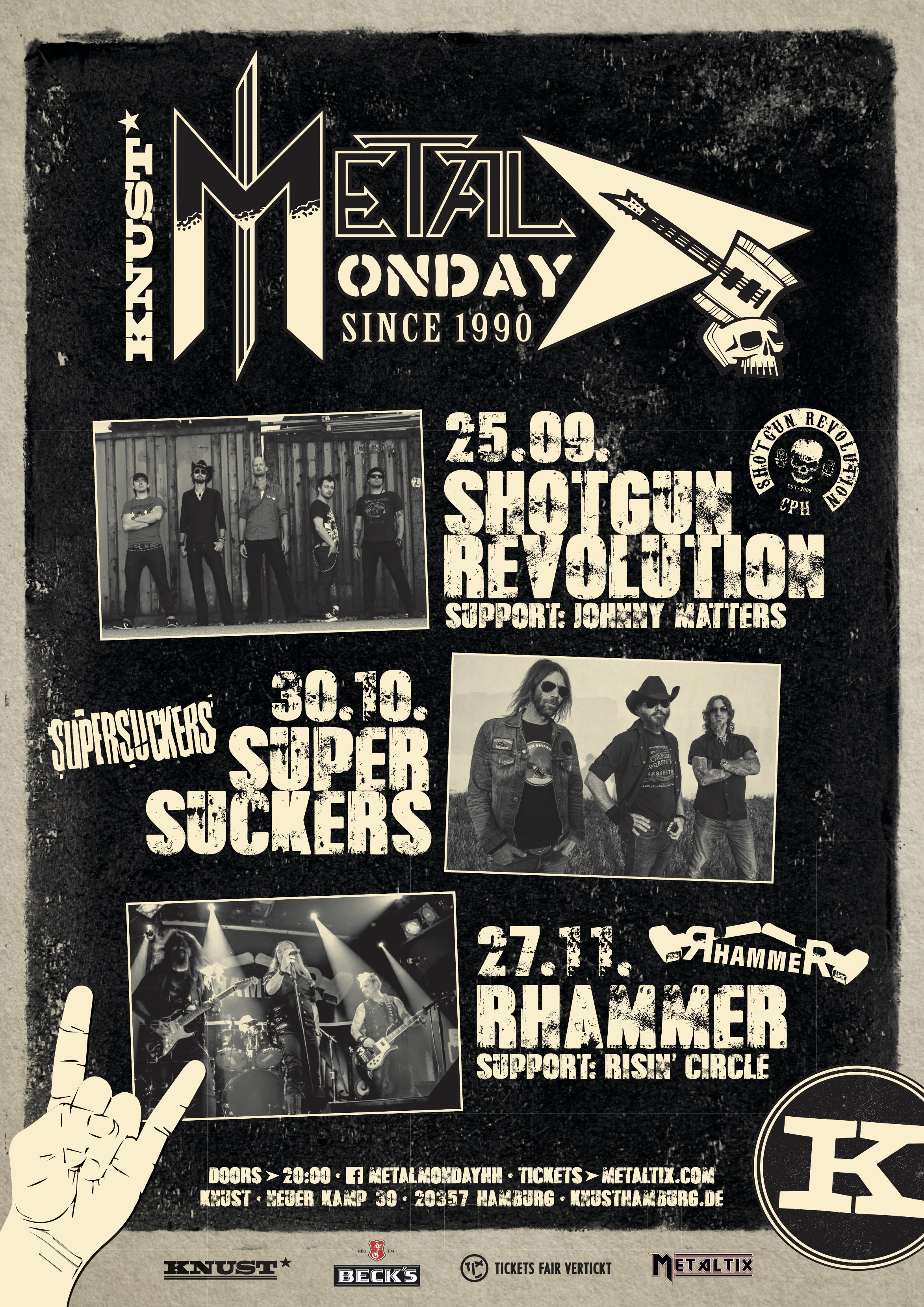 METAL MONDAY: SHOTGUN REVOLUTION | KNUST Hamburg