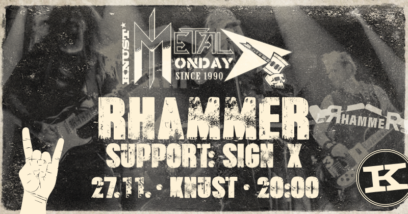 METAL MONDAY: RHAMMER | KNUST Hamburg